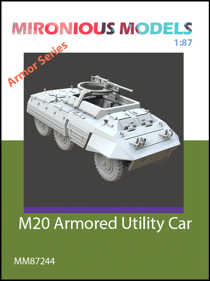M20 Armored Utility Car - Mironious Models
