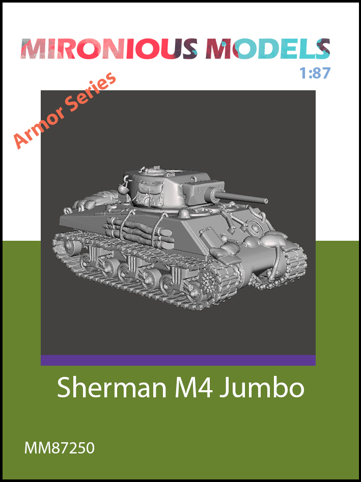 WWII Sherman M4 Jumbo - Mironious Models